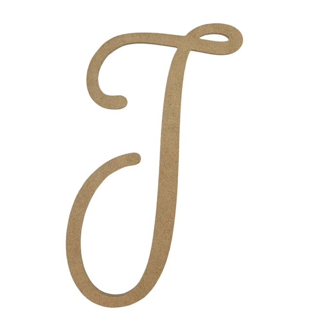 Wooden Letter Unfinished, Marcella Font, Craft Cutout - Walmart.com