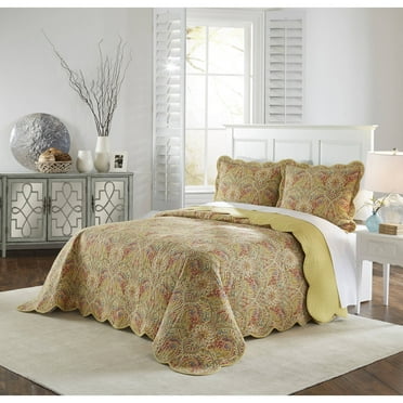 Waverly Spring Bling 3-Piece Bedspread Collection - Walmart.com