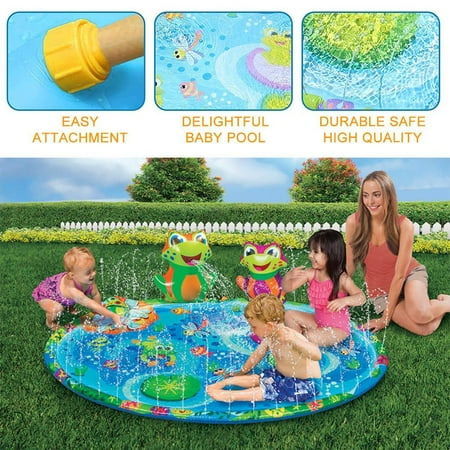 Paddling Pool Sprinkler Pad Sprinkle Play Mat Paddling Pool Sprinkle ...