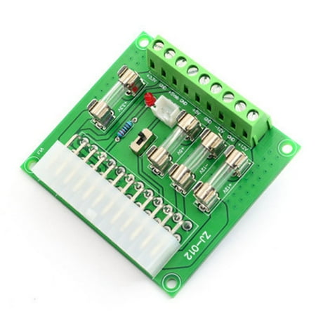 Desktop PC Power ATX Transfer Board Power SupplyModule 24Pins ATX ...