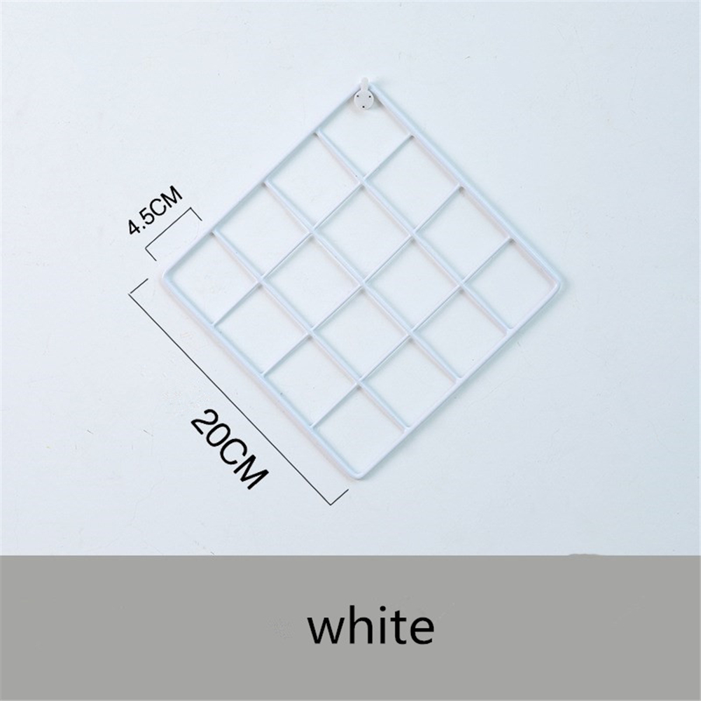 Yesfashion Square Iron Grid Wall Art Decoration Photo Frame Postcards ...