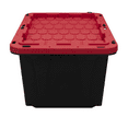 Hyper Tough Storage Container, 17 Gallon Plastic Storage Bin with Snap ...