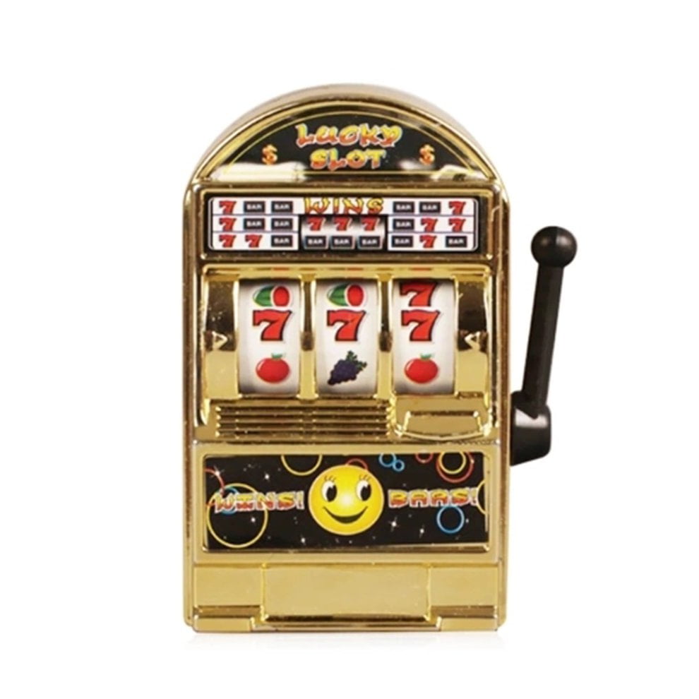 OPKALL Funny Toy Metal Mini Lucky Slot Machine Entertainment Tool for ...