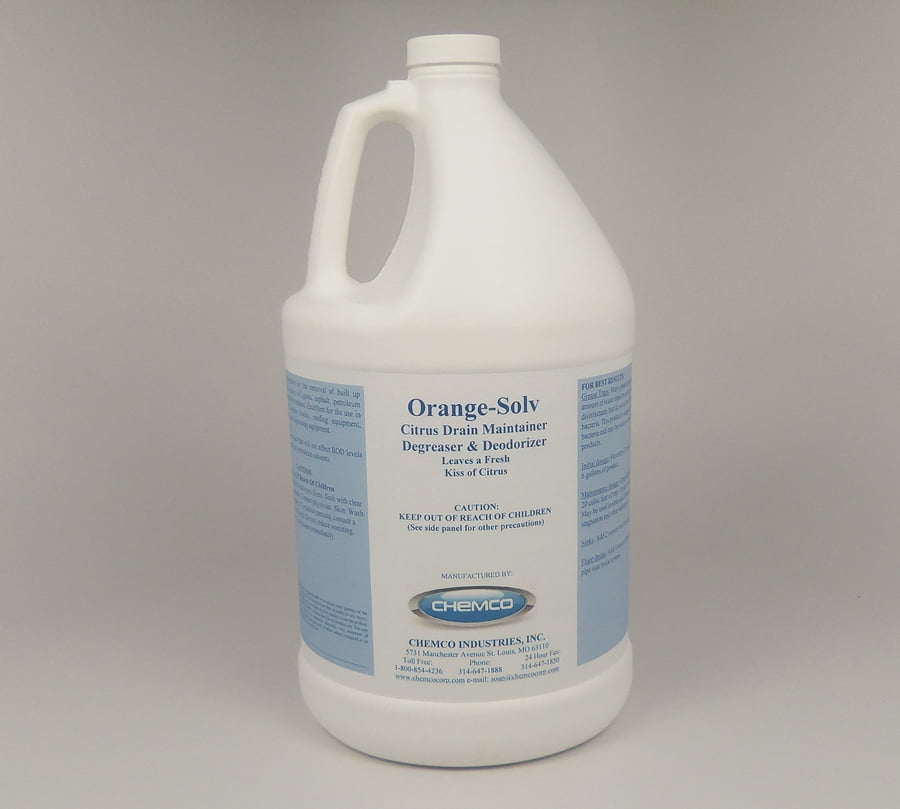 Natural Drain Cleaner - Orange Solv by Chemco - Industrial Strength ...