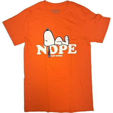 Peanuts Snoopy Nope Not Today T-Shirt - Walmart.com