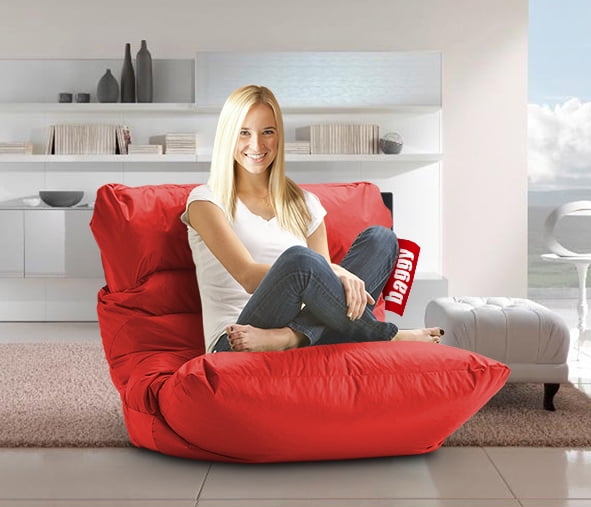 Puff Baggy Convex Red 90 cm x 64 cm x 65 cm Baggy Puff Baggy Convex Red ...