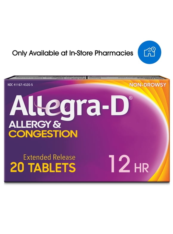 Pseudoephedrine in Allergy Medicine - Walmart.com