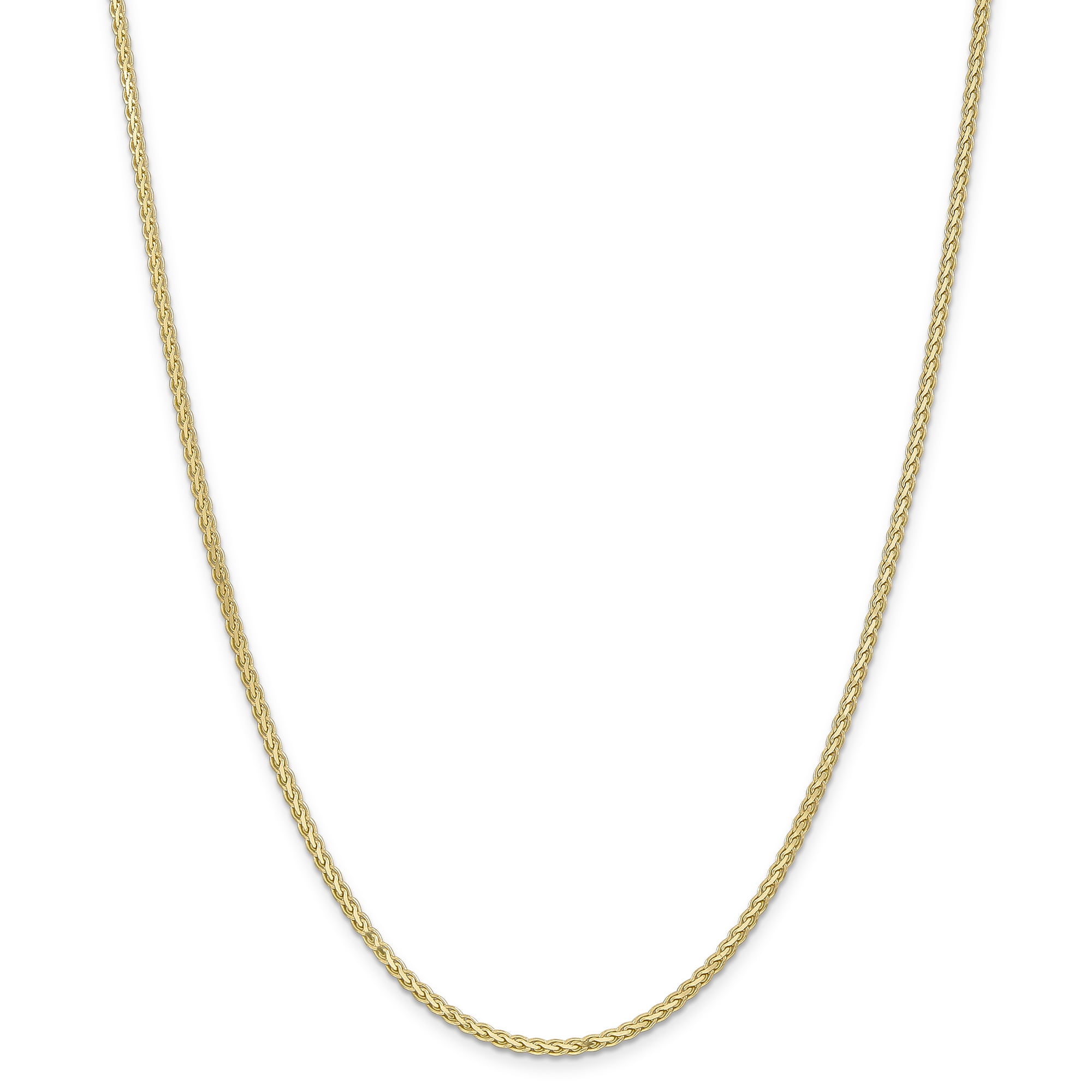 14k 2.5mm Flat Wheat Chain - Walmart.com