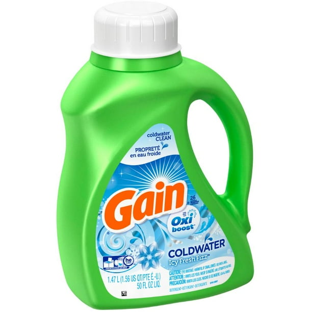 Gain Coldwater Icy Fresh Fizz Liquid Laundry Detergent - Walmart.ca