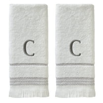 SKL Home Casual Monogram Bath Towel, "H", White - Walmart.com