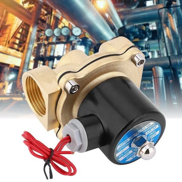Válvula, válvula solenoide normalmente cerrada, válvula solenoide, válvula electromagnética ...
