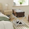 Free Shipping! Smart FENDEE Luggage Rack, Bamboo Foldable Suitcase ...