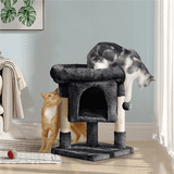 Topeakmart 23.5'' 2-Level Indoor Pet Kitten Cat Tree Condo with Perch ...