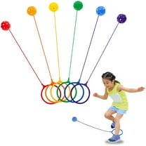 Get Out! Active Kids Outdoor Play - Ankle Jump Rope Ball Toy Set in 6 ...