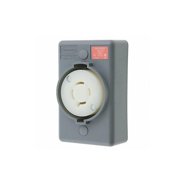 Hubbell HBL303SSO Watertight Stainless Steel 30A 125V Shore Power ...