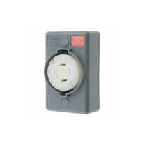 Hubbell HBL303SSO Watertight Stainless Steel 30A 125V Shore Power ...
