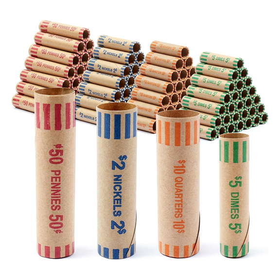 Coin-Tainer Automatic Coin Rolls, Dimes, $5, 1900 Wrappers/Roll ...