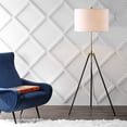 67-inch black/Bronze gold adjustable tripod floor lamp, Medieval Modern ...