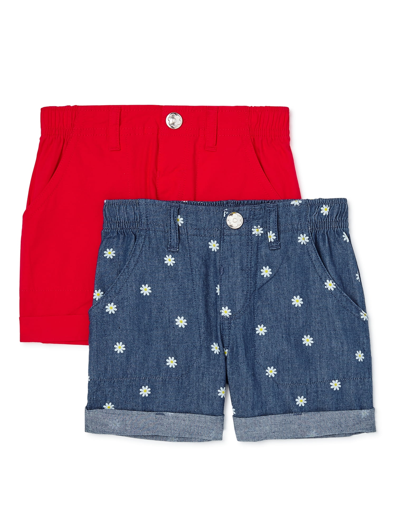 365 Kids From Garanimals - 365 Kids From Garanimals Girls Daisy Shorts ...