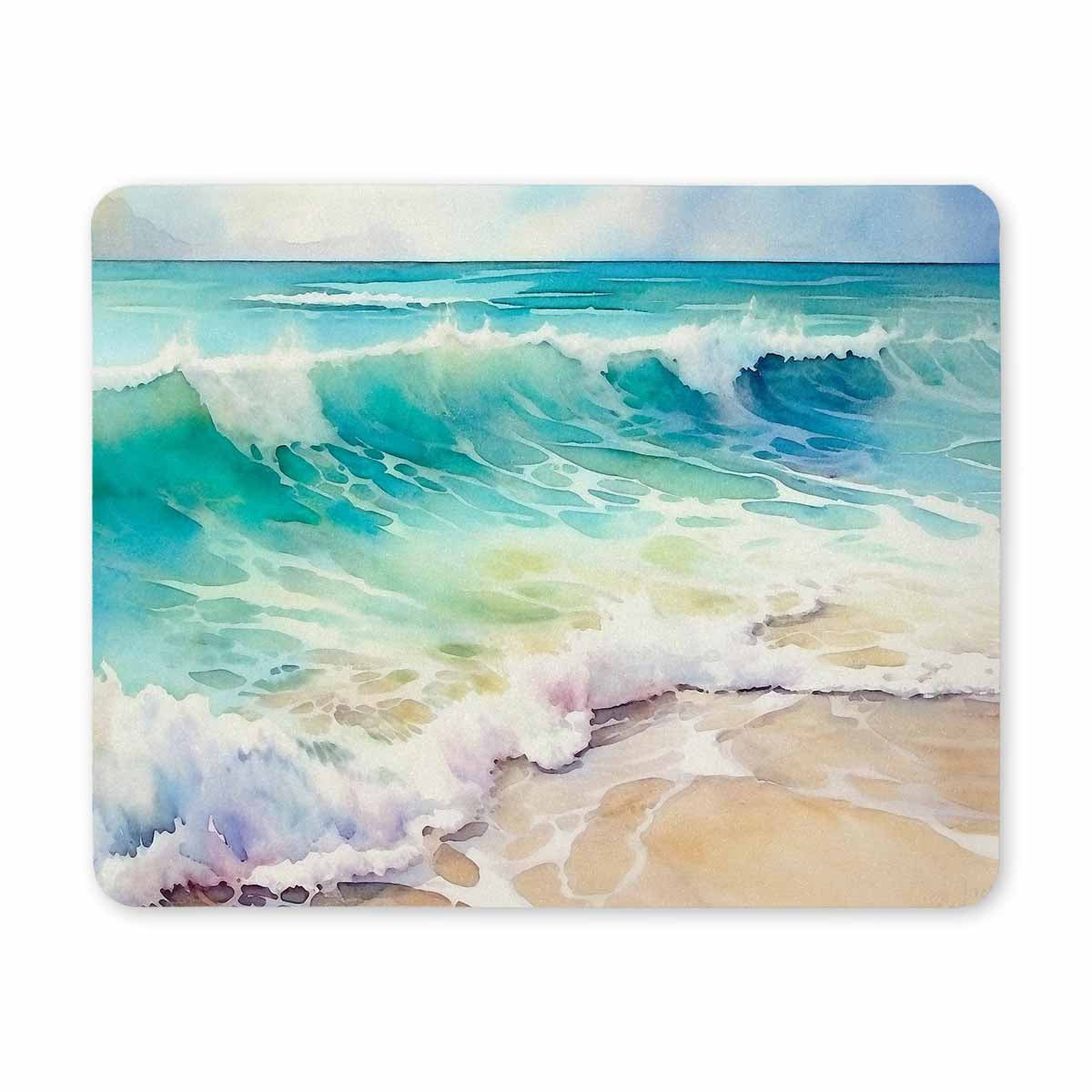 Beach Scene Mouse pad Gaming Mouse pad Mousepad Nonslip Rubber Backing ...