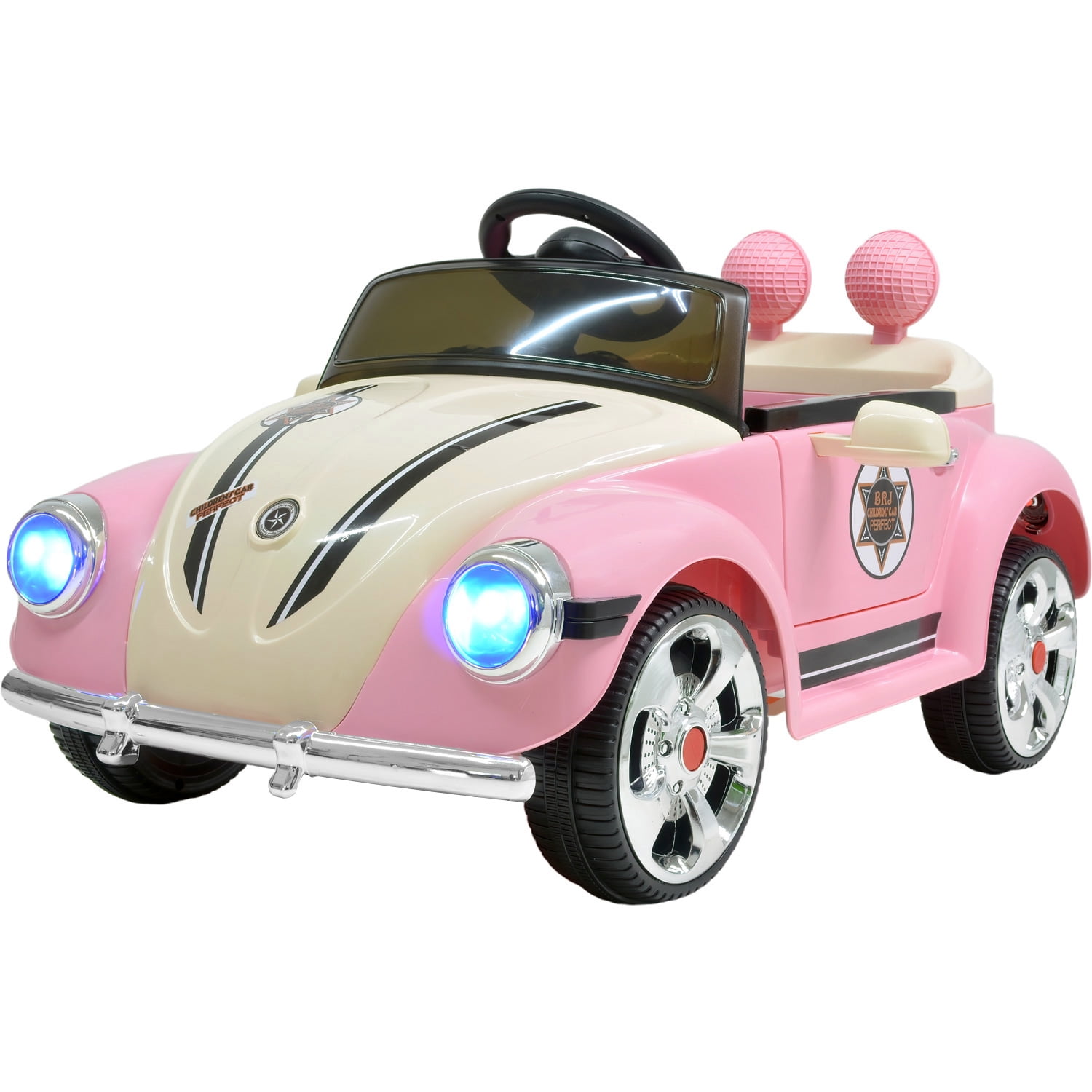 Carro Montable Electrico Little monkey Tipo Vochito Rosa | Walmart en línea