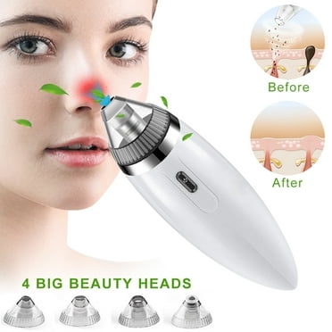 Pursonic PHR4 Blackhead Remover Pore Vacuum with 4 Suction Heads ...