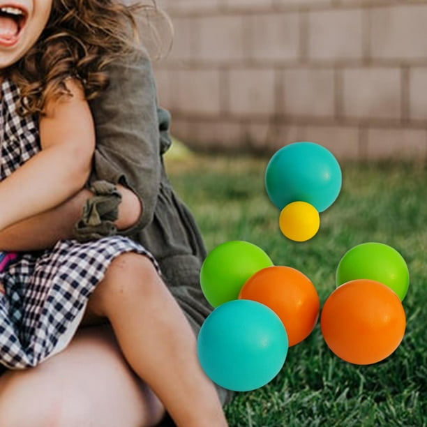 7 Pieces Outdoor Balls Kids Wooden Different Sizes for Playground ...