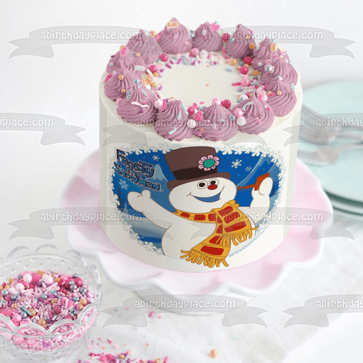 Frosty The Snowman Birthday Cake