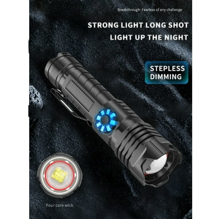 Flashlight Telescopic Change Handheld Lamp Work Modes Charging Portable ...