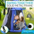 Serene life 40” Hanging Tree Play Tent Hangout for Kids Indoor Outdoor ...