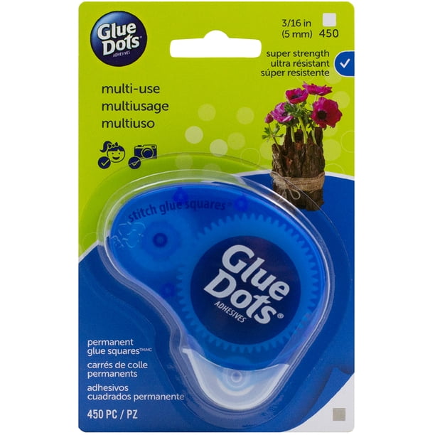 Glue Dots Stitch Glue Squares Craft Adhesive: 0.375" x 10mm, 200 Pieces ...