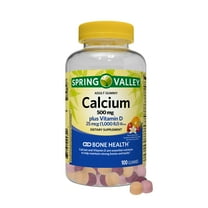 Spring Valley Calcium Plus Vitamin D3, Dietary Supplement, 150 Mini ...