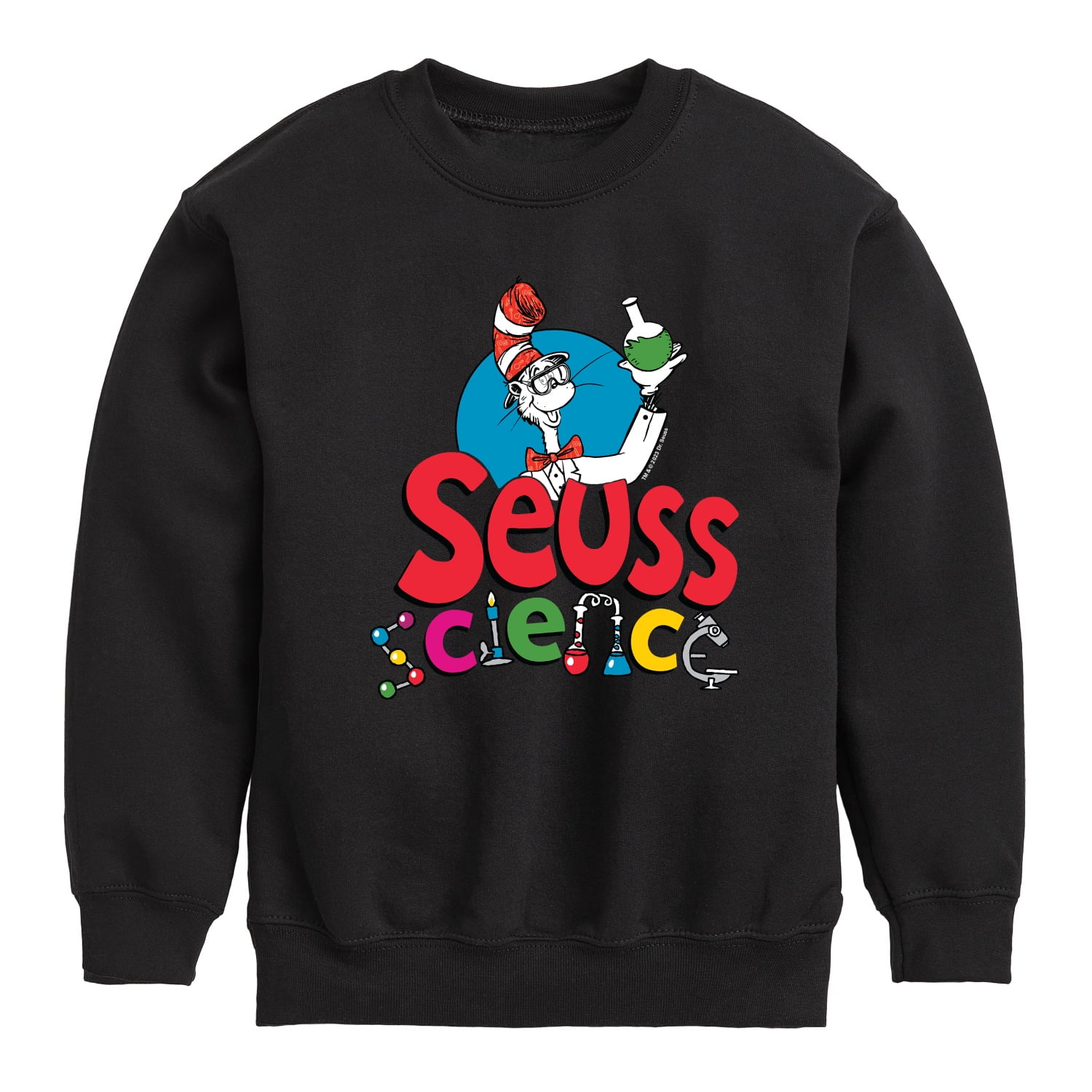 Cat in the Hat - Seuss Science - Kids Crew Fleece - Walmart.com