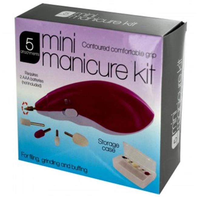 Mini Battery Operated Manicure Kit - 12 Piece -Pack of 12 - Walmart.com
