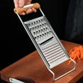 THLKIF Cheese Grater Handheld, Flat Coarse Stainless Steel Graters for ...