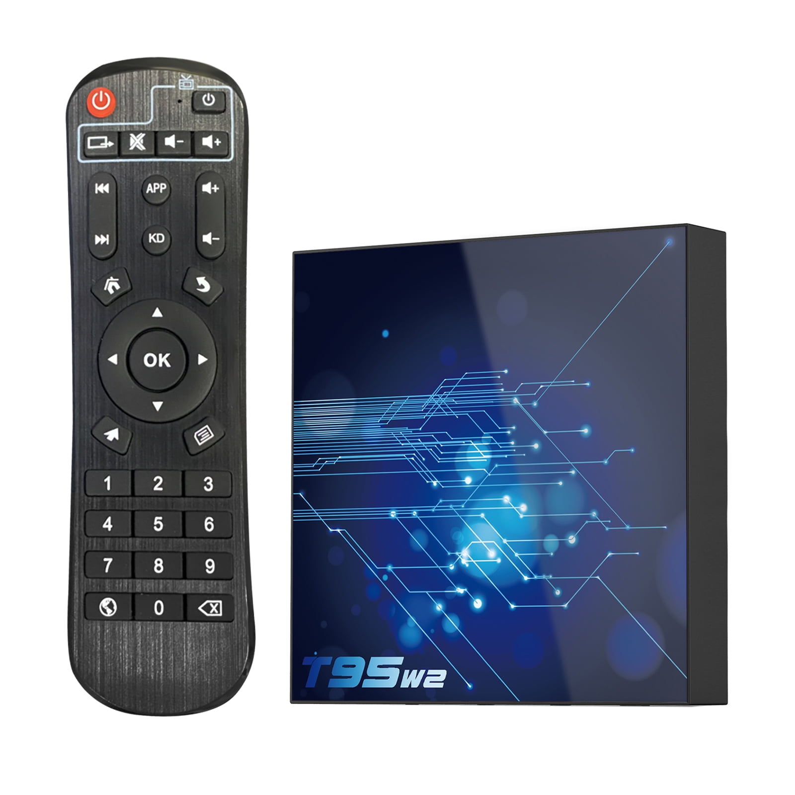 Decodificador de TV inteligente T95W2 con Android 11.0, Amlogic S905W2 ...