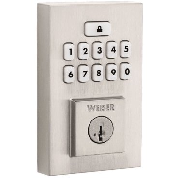 Larson Brushed Nickel Mortise Hardware Kit With Key And Deadbolt For ...
