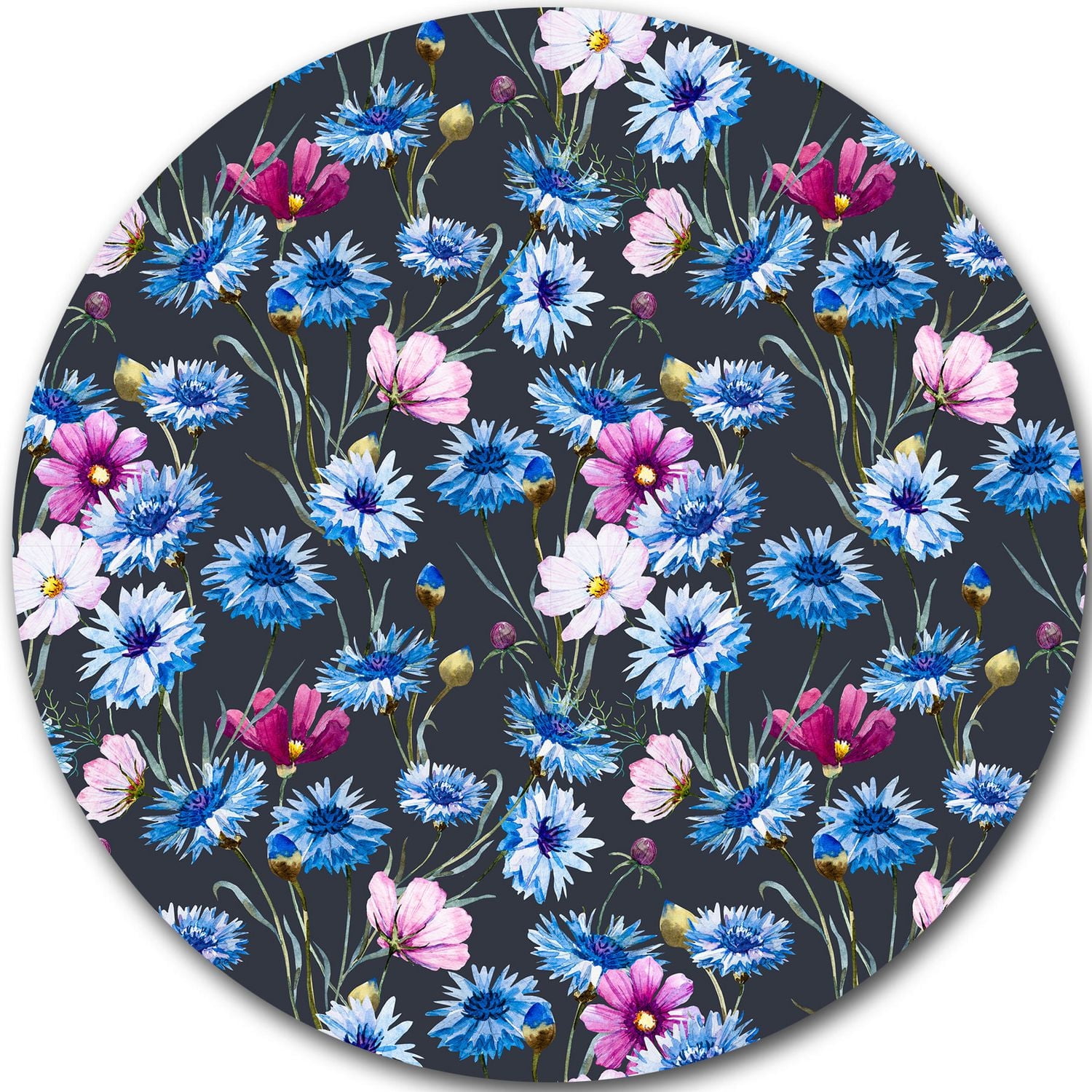Click here for Designart Design Art Multi Colour Corn Flowers Ult... prices