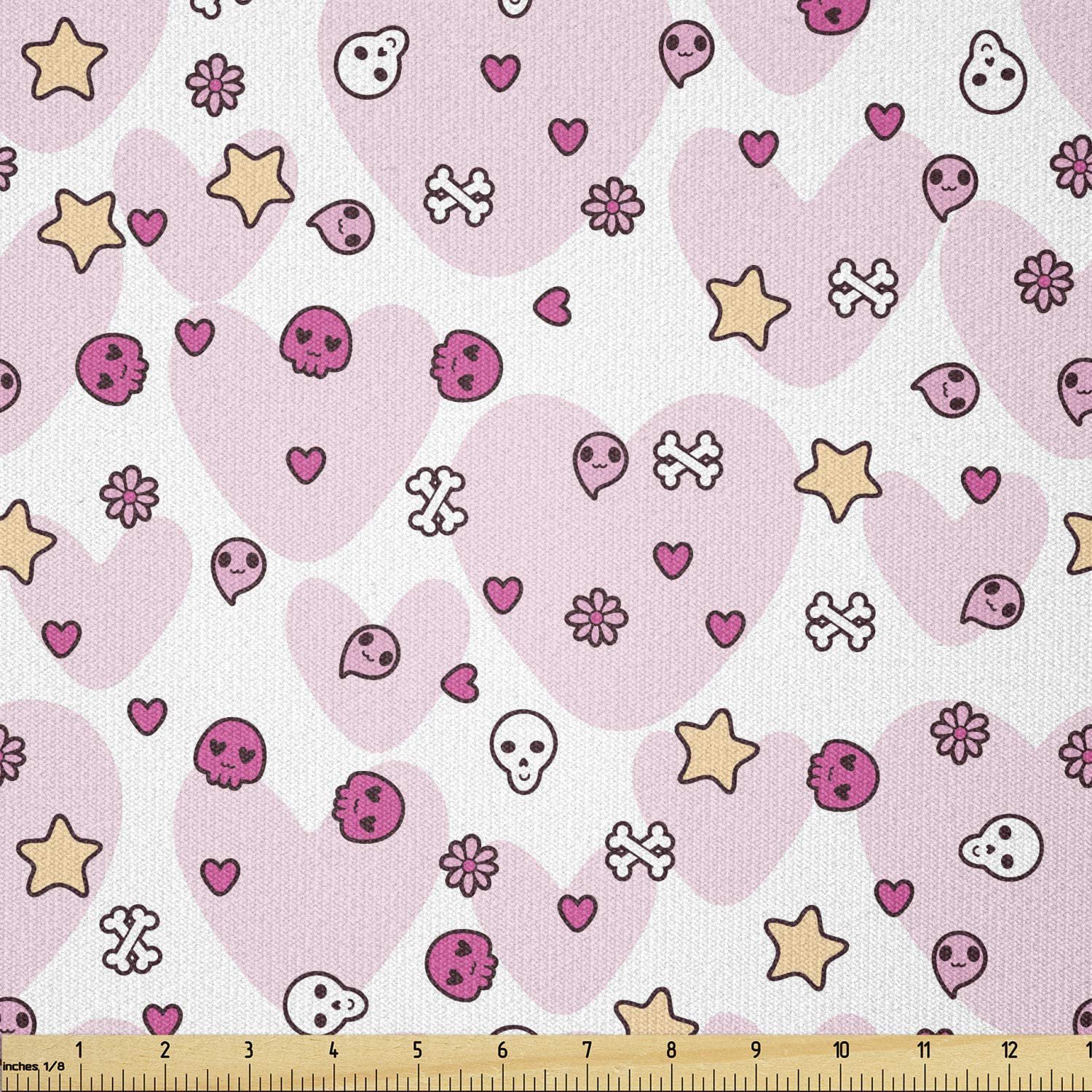 Pink Skulls And Stars