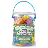 Learning Resources Wild About Animals Jungle Counters, Counting ...