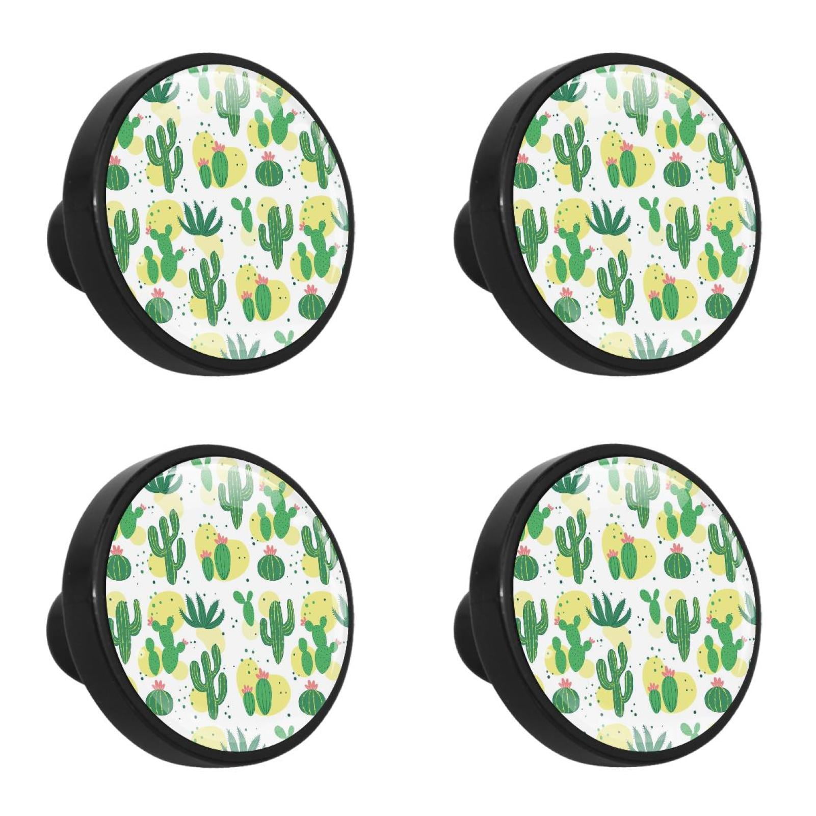 4 Pcs Cactus Knobs for Kitchen Cabinet Cupboard Dresser Bookcase Drawer ...