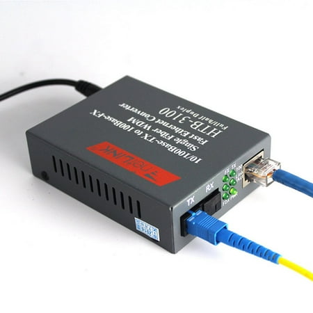 CUMM HTB-3100A/B 25KM netLINK 10/100M Single-mode WDM Fiber Media ...