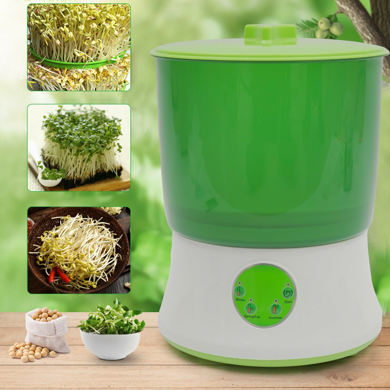 DENEST Double Layers Bean Sprouts Machine Automatic Sprout Machine Seed ...