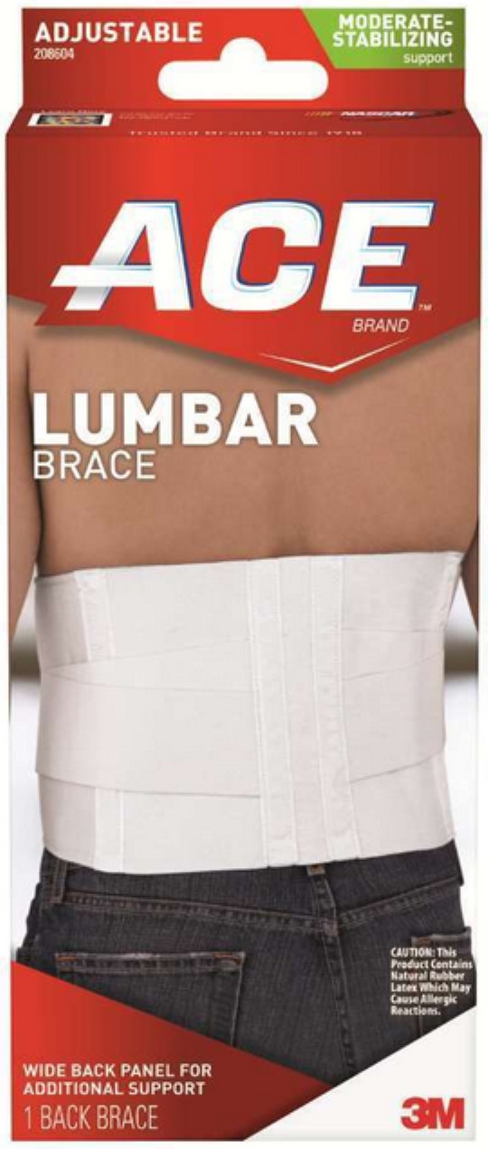 Ace Lumbar Brace, Adjustable Size - Walmart.com