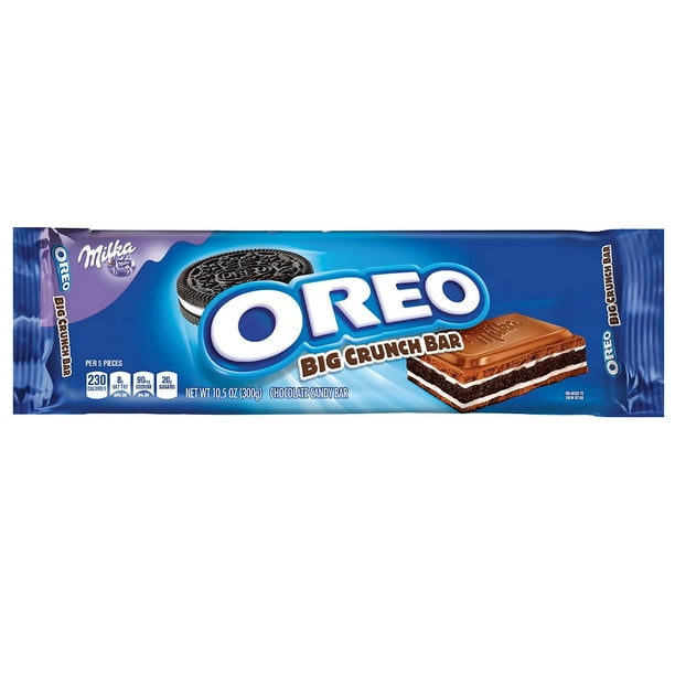 Milka Oreo Big Crunch Chocolate Candy Bar 300g (Pack of 2) - Walmart.com