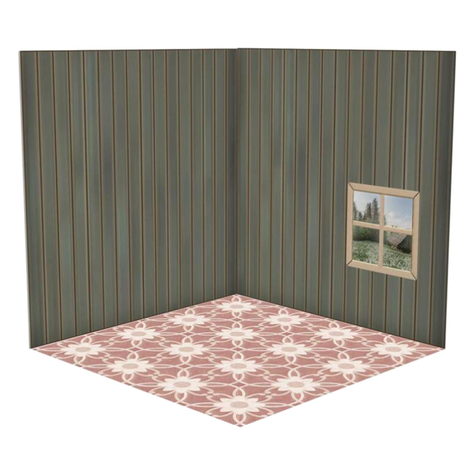 1/12 Scale Backdrop Scene Model Collection Diorama Parking Background ...