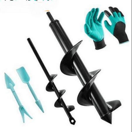 Tarière de jardin Bulb Auger Planter Foret Jardinage Semis Bulbes de ...