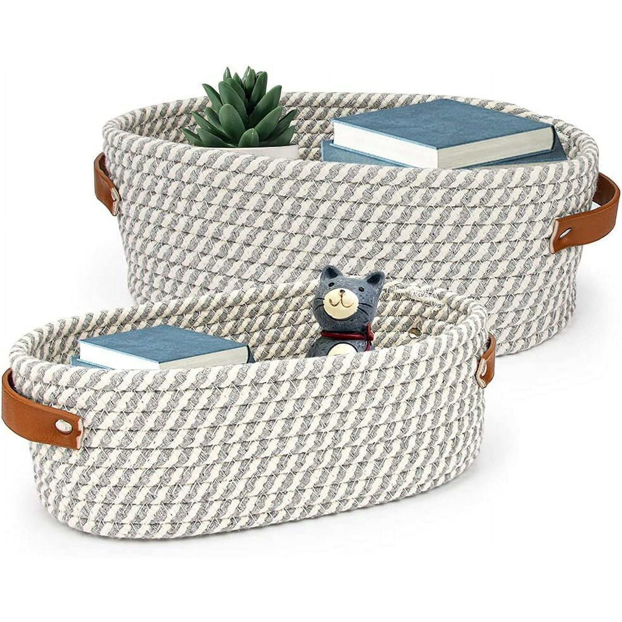 Click here for Allnice Woven Storage Basket  2pcs Cotton Rope Sto... prices