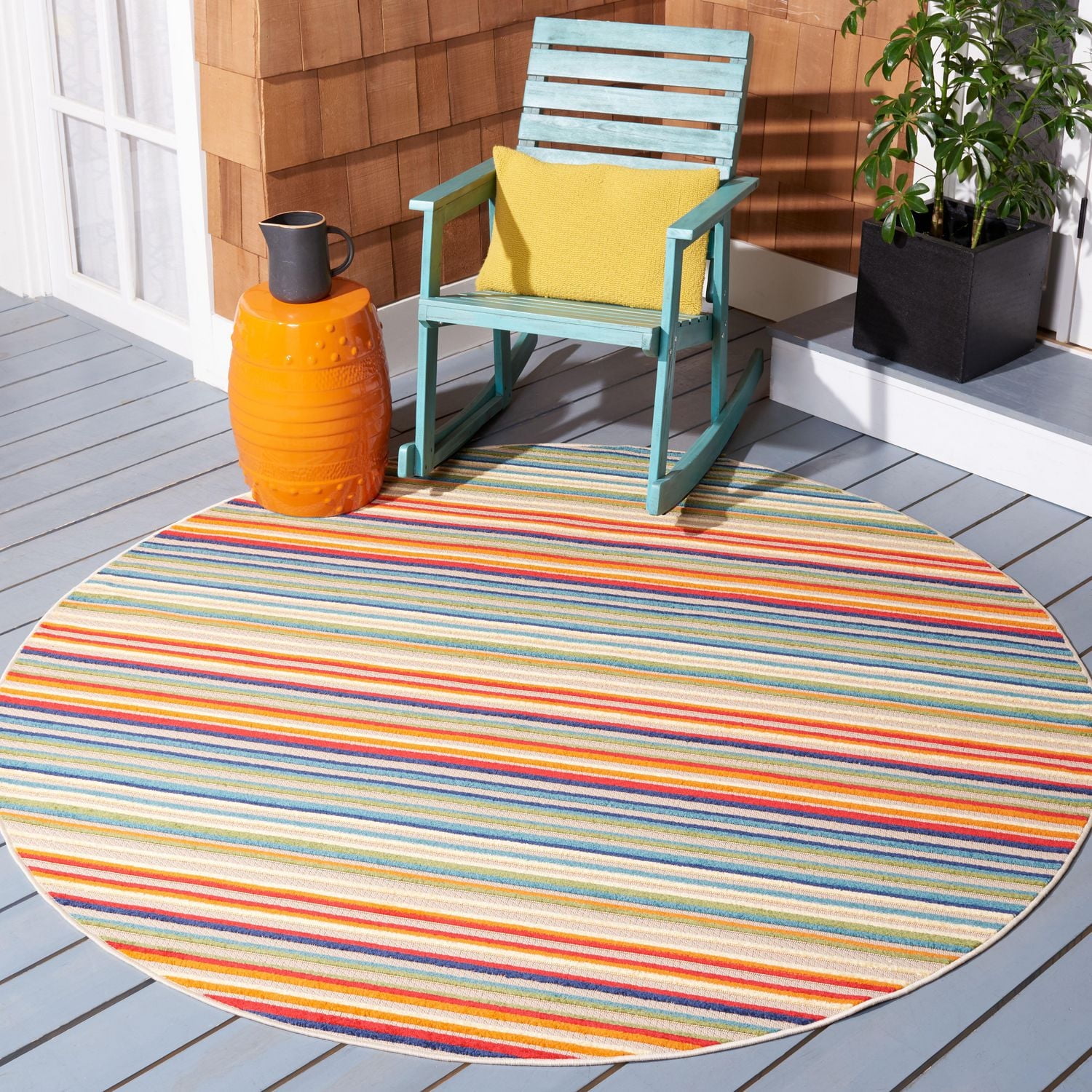 Click here for Safavieh Cabana Siomha Striped Outdoor Area Rug 67... prices
