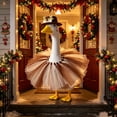Brown Polyester Goose Outfit Costume for Porch Cement Statues, Outdoor ...